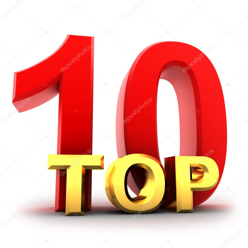 Ten top Stock Illustration by ©Vladru #5218907