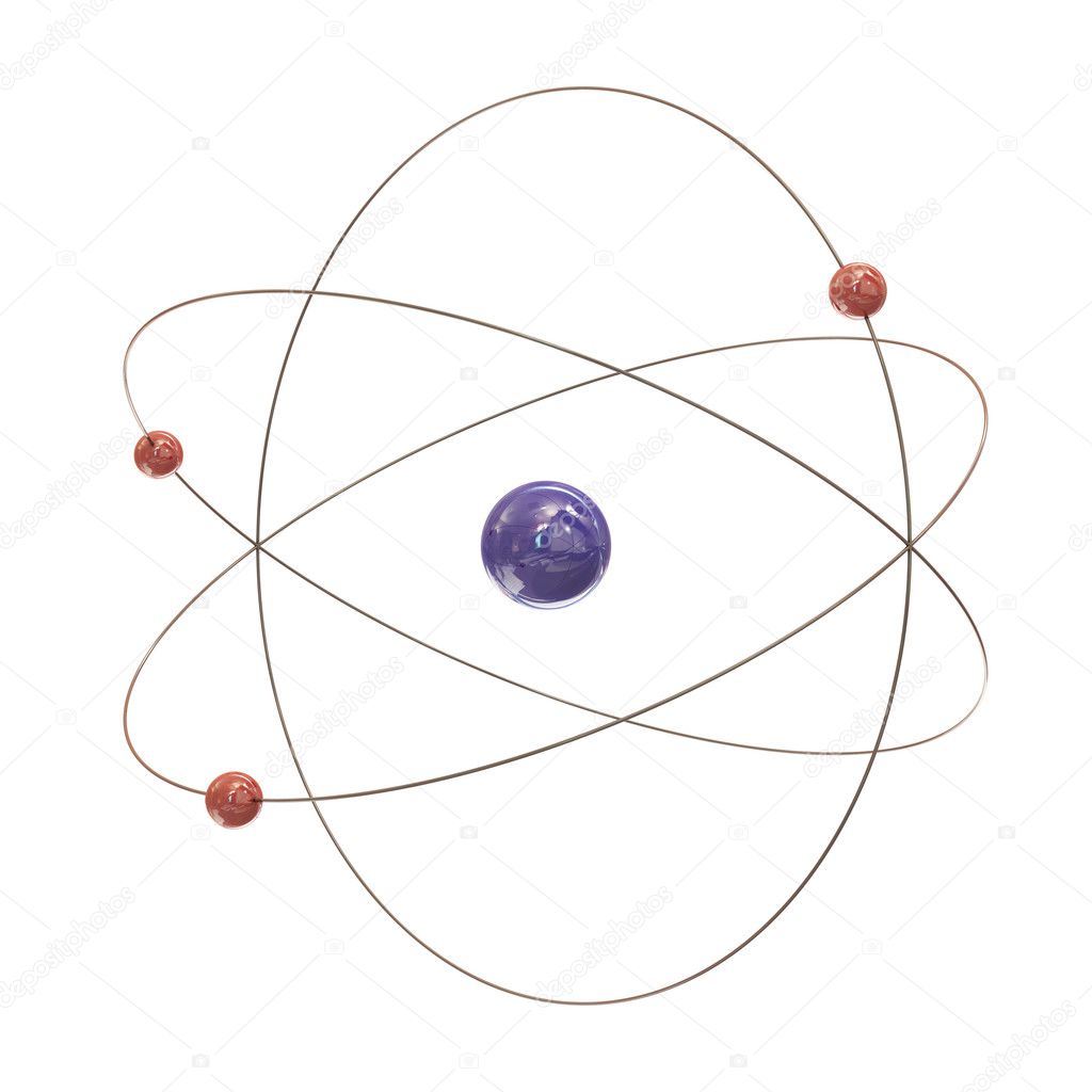 Electron paths around the nucleus Stock Photo by ©desert_fox99 4971975