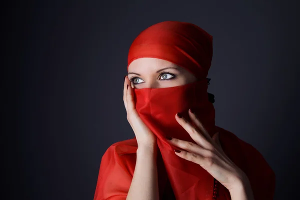 Red veil Stock Photos, Royalty Free Red veil Images | Depositphotos