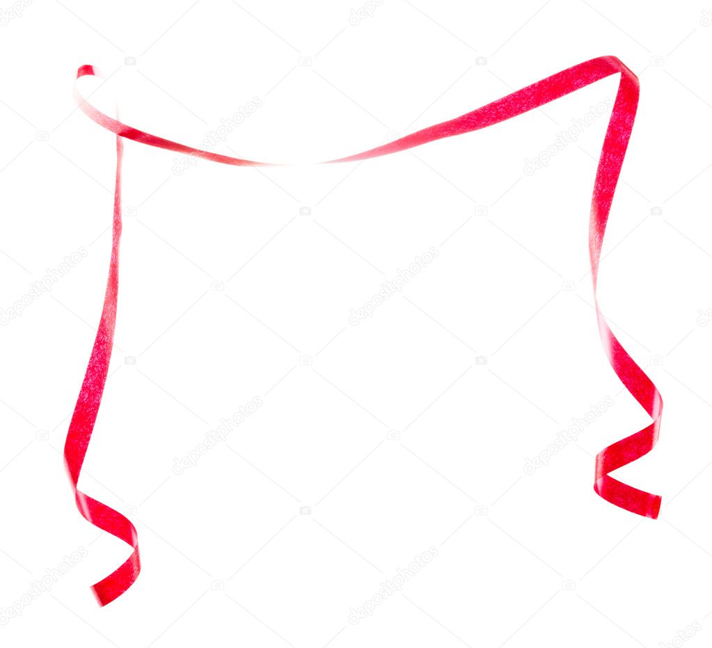 Red Ribbon Border — Stock Photo © wacpan #4241803