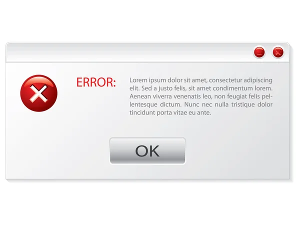 Login window design with alert Stock Vector Image by ©vipervxw #4682199