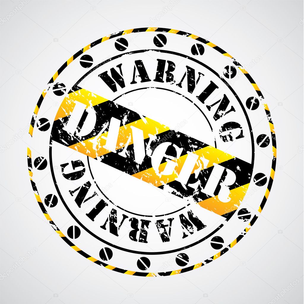 Cool warning seal Stock Vector Image by ©vipervxw #4961046