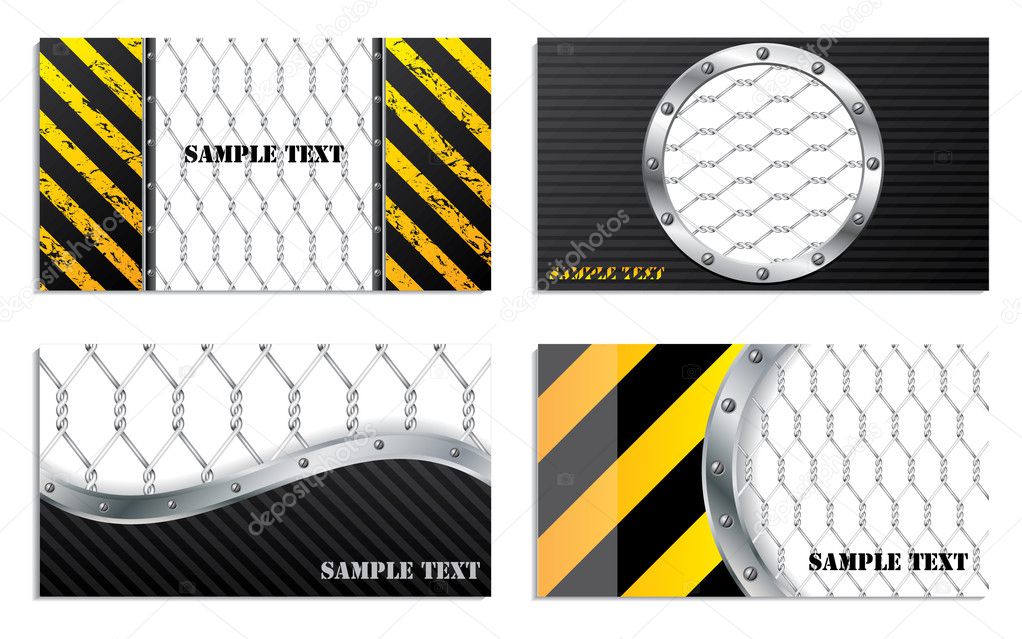 Wired business card designs Stock Vector by ©vipervxw 5125928