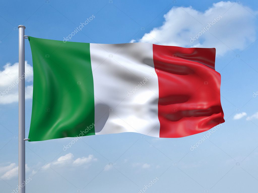 Italy flag — Stock Photo © magann #5353558