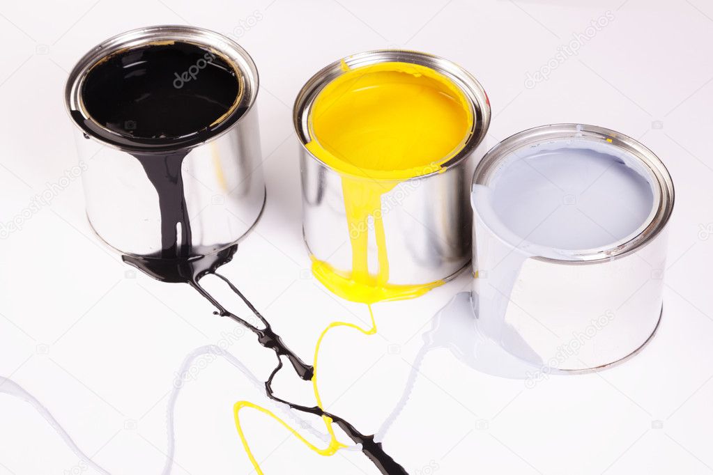 Spilling paint, painting time! Stock Photo by ©BrunoWeltmann 4754721