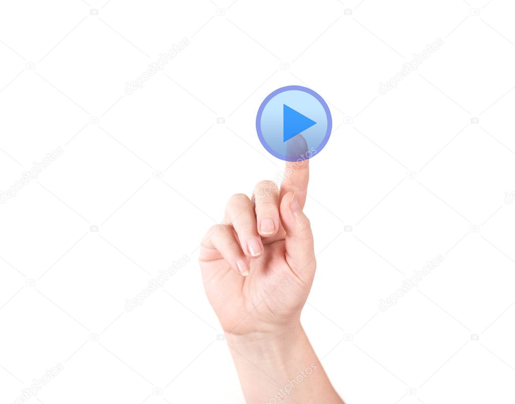 The button. Play Stock Photo by ©petrkurgan 5059184