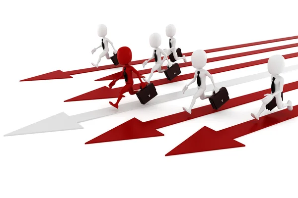 3d man global business, on white background Stock Photo by ...