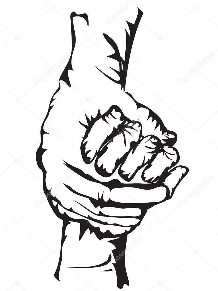 Hands holding — Stock Vector © huhulin #4890754 Hands holding — Stock Vector © huhulin #4890754