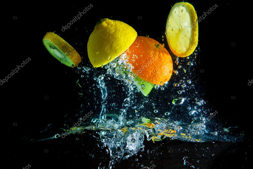 Fruit splash — Stock Photo © kubais #5230430