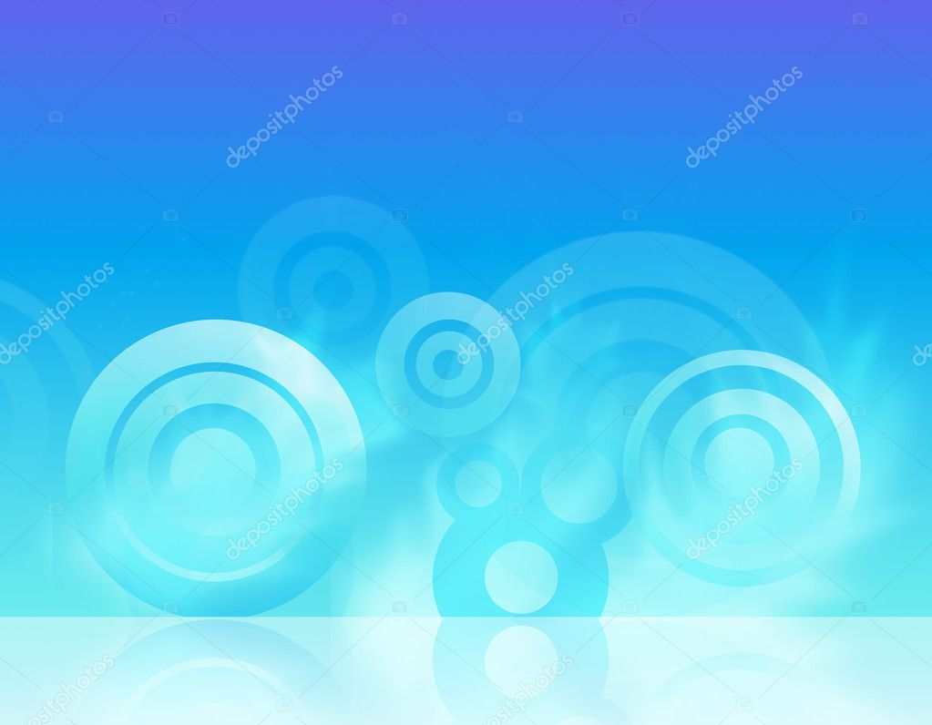 Abstract Blue Background Rings — Stock Photo © velatonefree #4858588