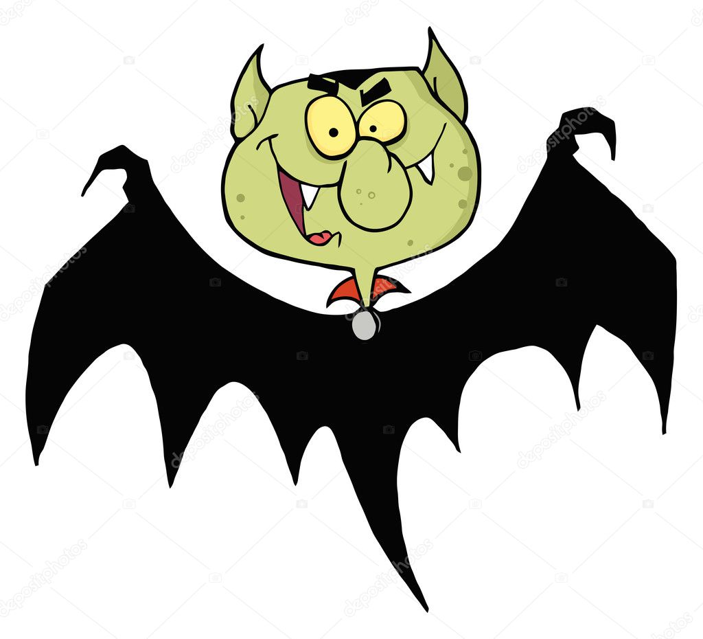 Flying Vampire Stock Illustration by ©HitToon #4726585