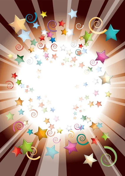 Abstract light color stars background for birthday Stock Vector Image ...