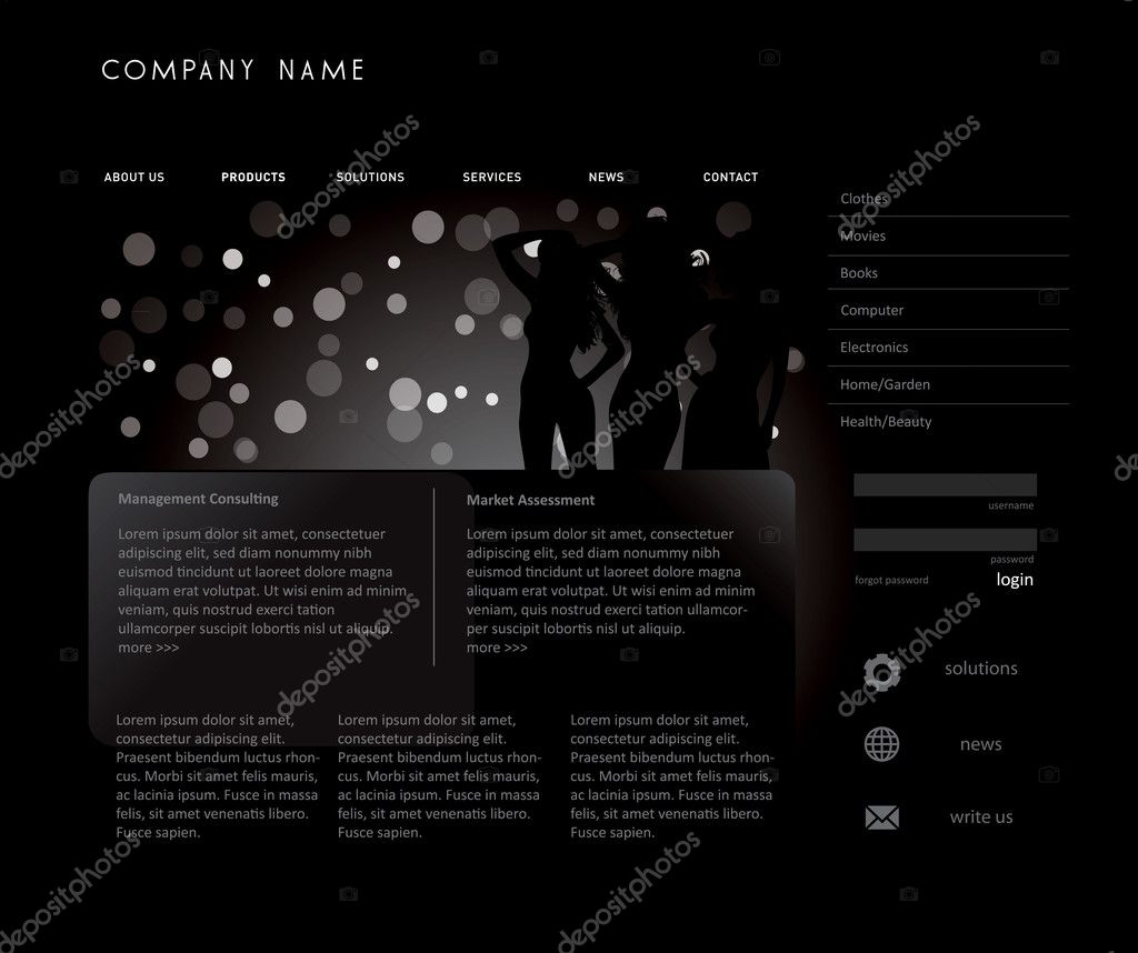 Plantilla Web Vector de stock por ©archymeder 4874400