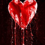 Broken heart - bleeding heart — Stock Photo © siloto #4904805