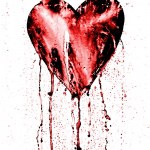 Broken heart - bleeding heart — Stock Photo © siloto #4904805