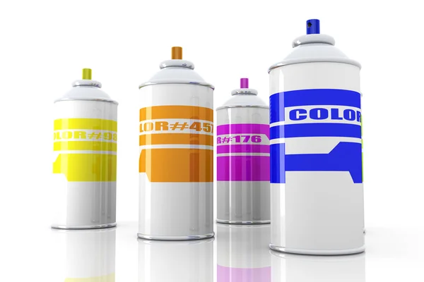 Color Aerosol Cans ⬇ Stock Photo, Image by © Spectral #7575852