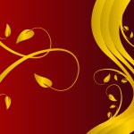 Floral background design Stock Vector Image by ©vanias #11057248