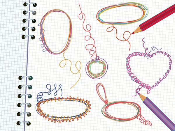 Abstract funny frames set — Stock Vector © Tasia12 #4644234