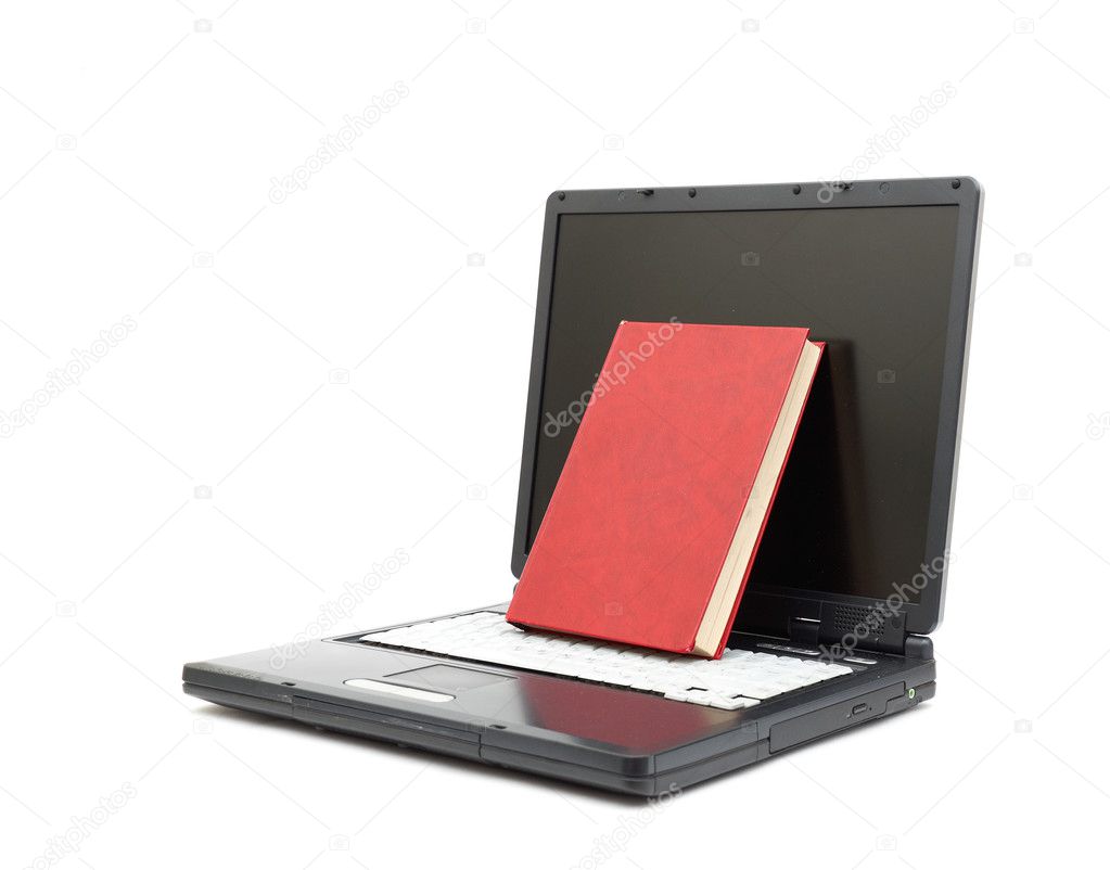 Evolution From Books To Computers — Stock Photo © merznatalia #4535327
