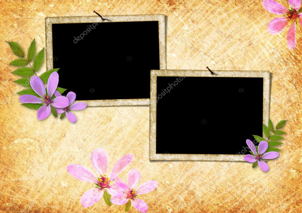 Two photo frames — Stock Photo © aelita #4574083