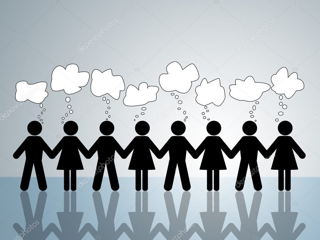 Individual thoughts — Stock Photo #4600580