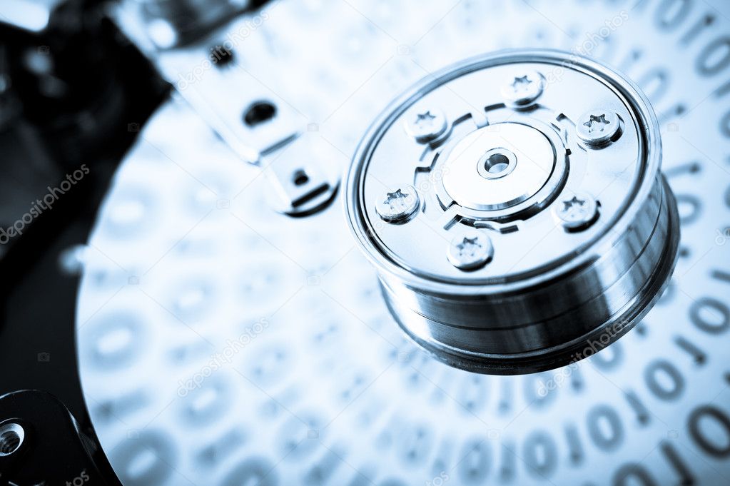 Hard drive macro image — Stock Photo © toxawww #5292005