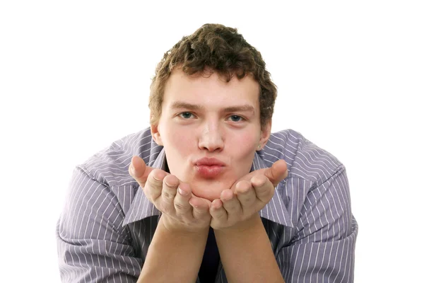 Man throwing a kiss Stock Photos, Royalty Free Man throwing a kiss ...
