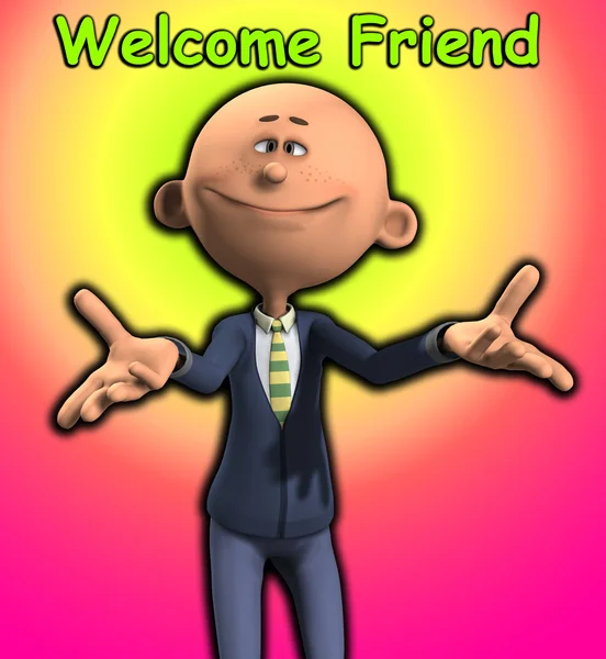 Images: welcome friend | Welcome Friend — Stock Photo © harveysart #5356828