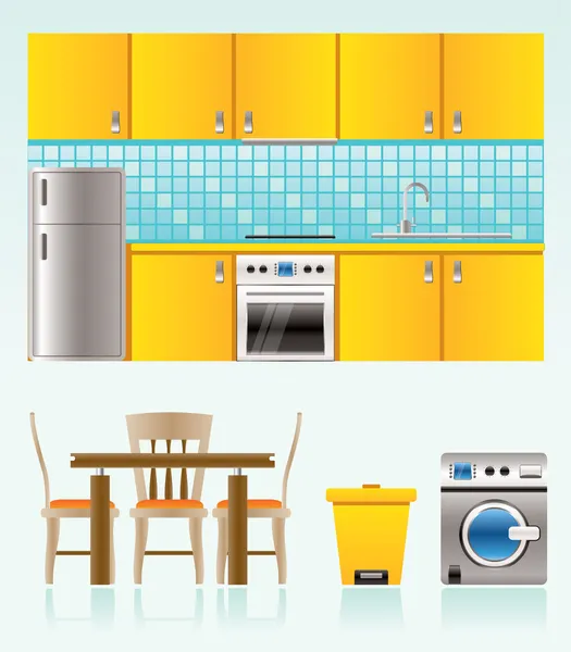 Wastafel keuken Vector Art Stock Images | Depositphotos