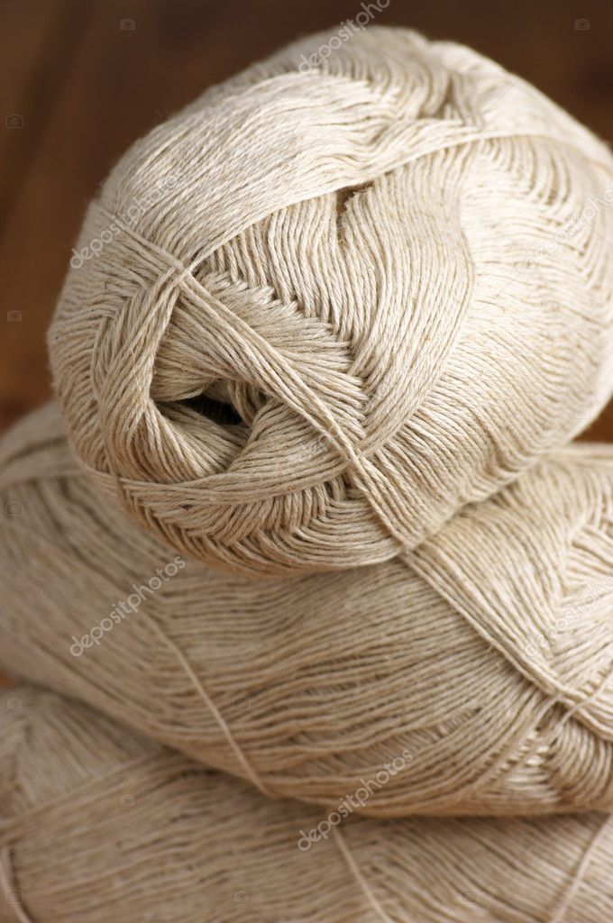 Linen yarn — Stock Photo © svl861 #4655946