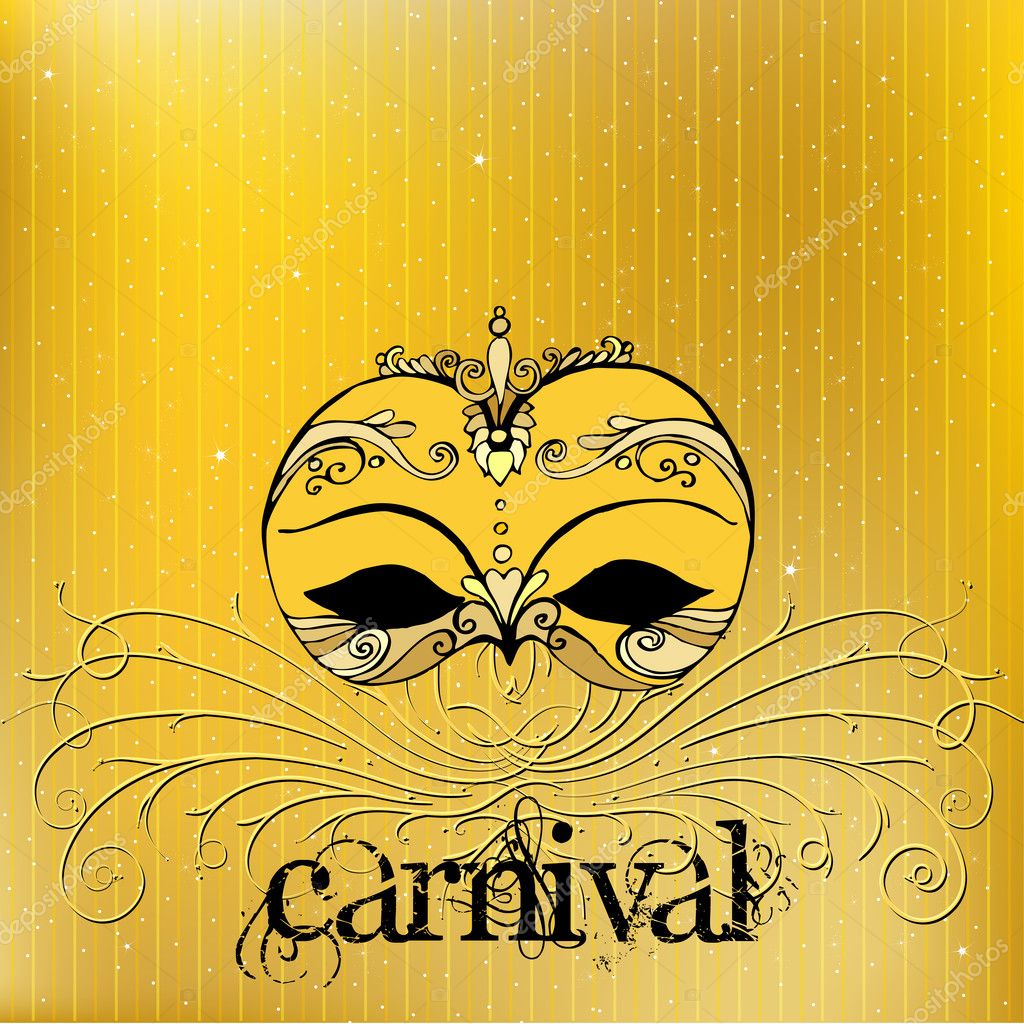 Illustrated background for your carnival design — Stock Photo © re ...