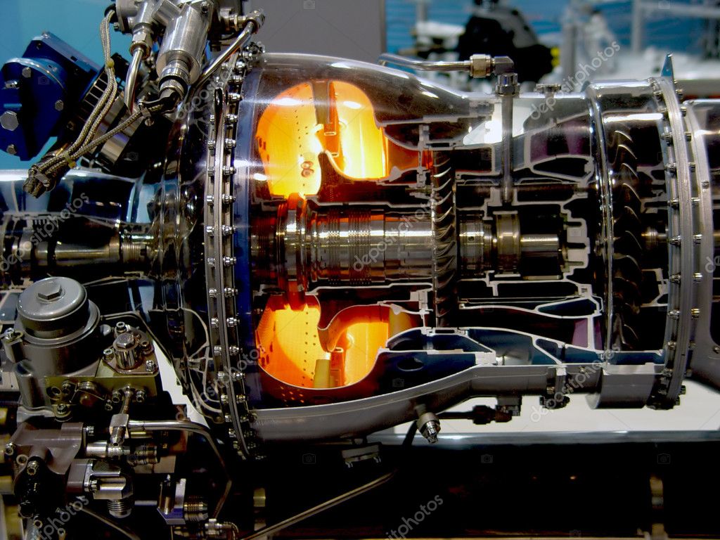 The engine of airplane — Stock Photo © yuyang #4511899