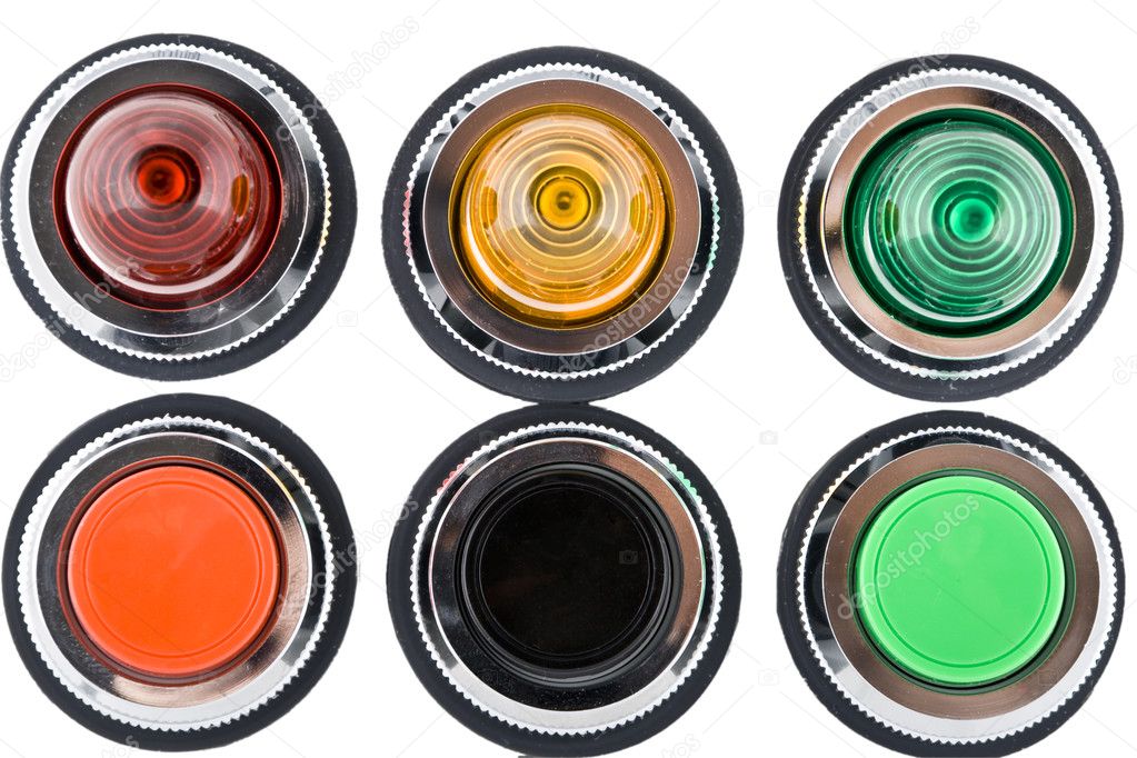 Power button and status indicator light — Stock Photo © yuyang #4715652