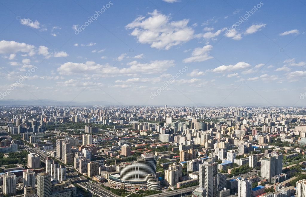 Bird's eye view of beijing — Stock Photo © yuyang #4738750