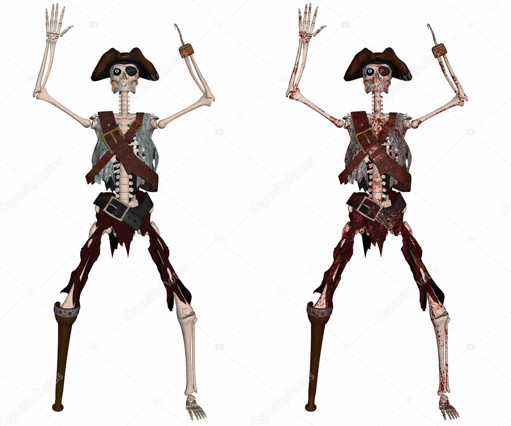 Pirate Skeleton — Stock Photo © Digitalstudio #5172879