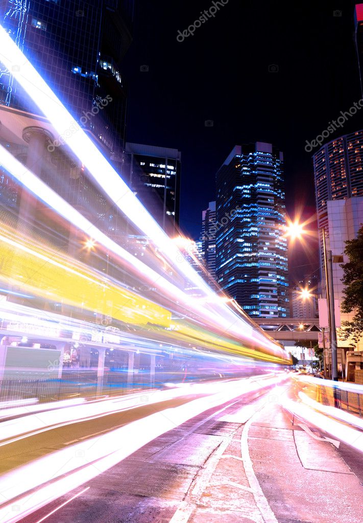 Modern City Night — Stock Photo © leungchopan #4776244