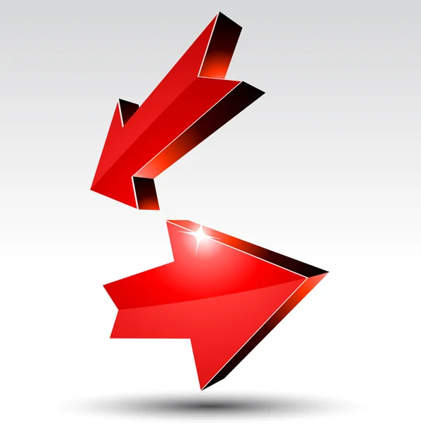 3d return arrows. — Stock Vector © Maxborovkov #2728039