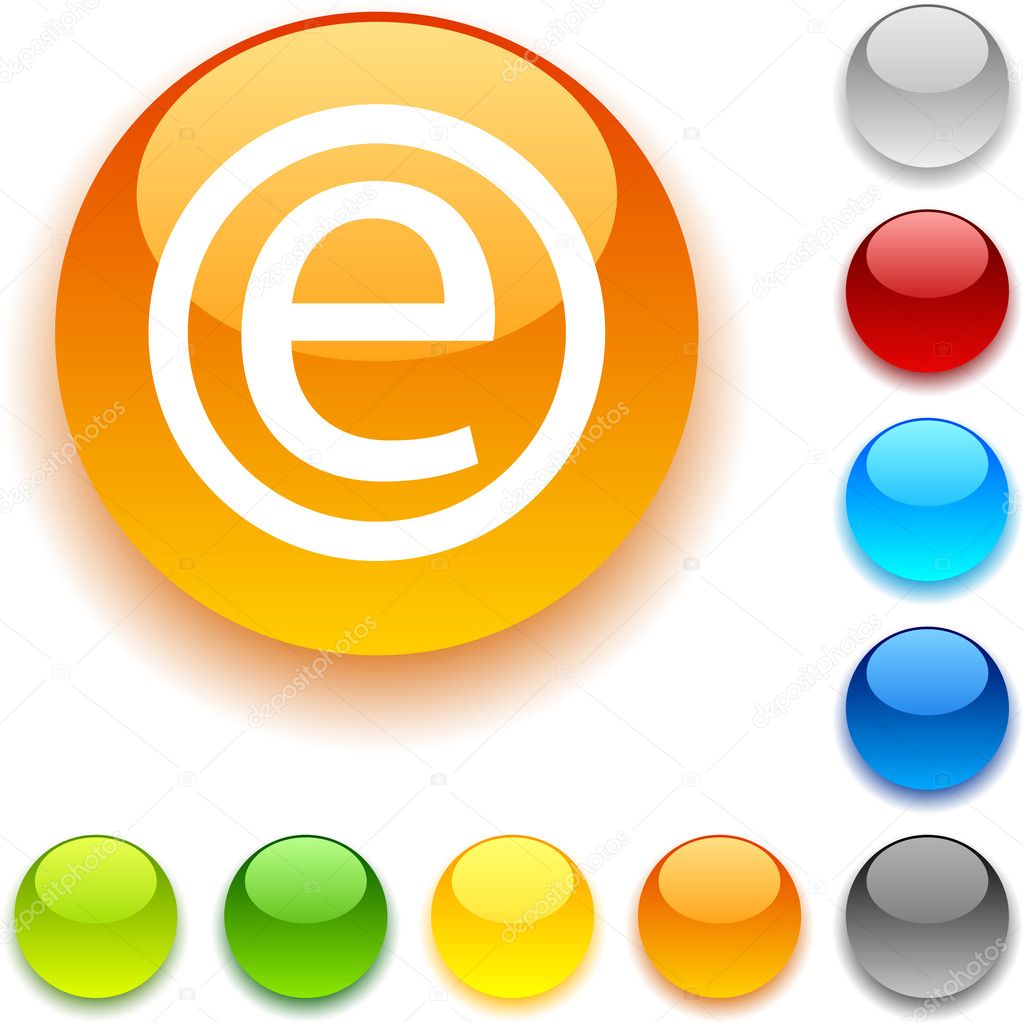 Enternet button. Stock Vector Image by ©Maxborovkov #5061295