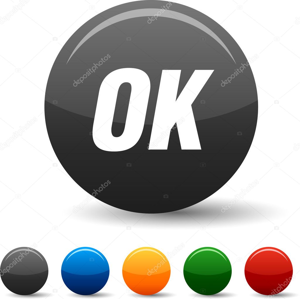 Ok icons. — Stock Vector © Maxborovkov #5359126