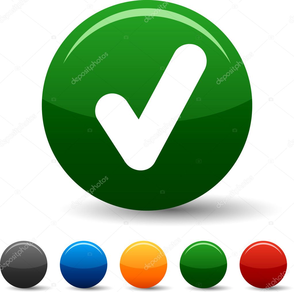 Check icons. Stock Vector Image by ©Maxborovkov #5359144