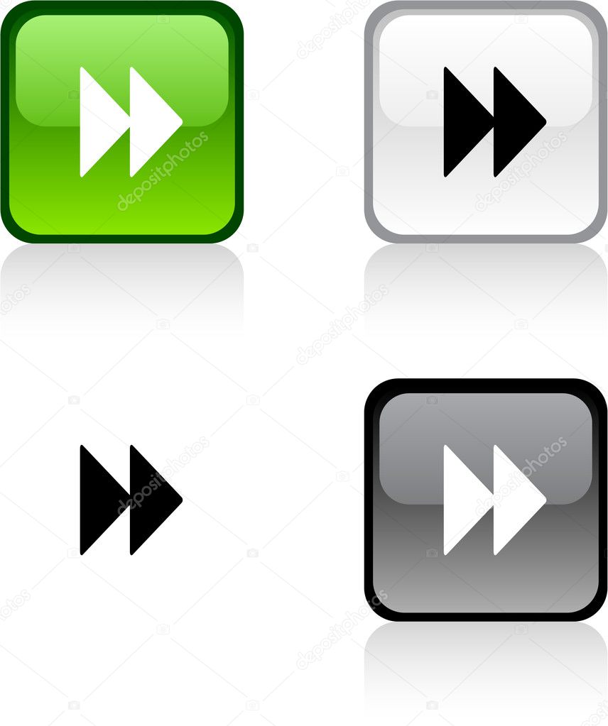 Forward button. — Stock Vector © Maxborovkov #5366438 Forward button. — Stock Vector © Maxborovkov #5366438