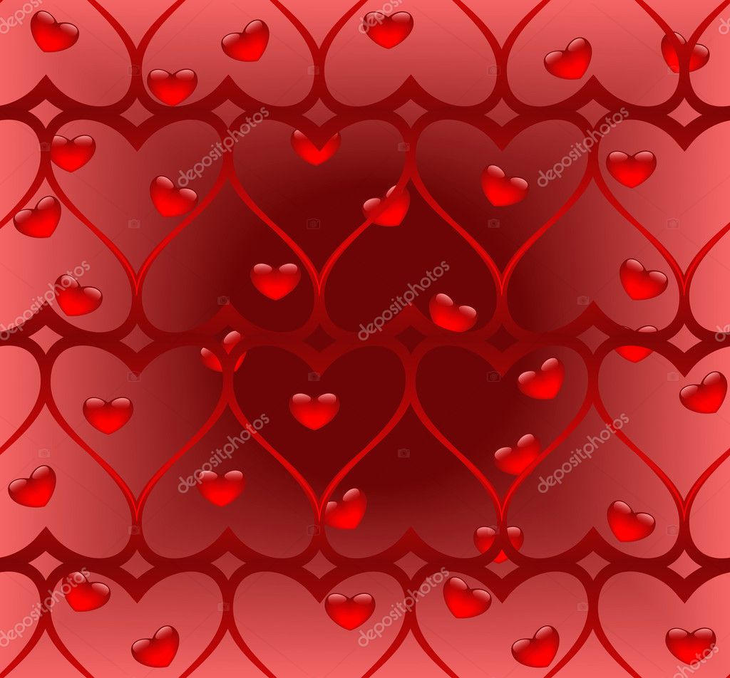 Twisted Heart (seamless pattern) Stock Vector Image by ©fkdkondmi #4653333