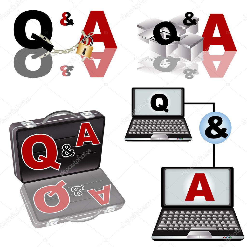 Q & A collection Stock Vector Image by ©Stiven #5210147