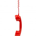 Red Phone Handsets Stock Photo by ©kitchbain 4124764