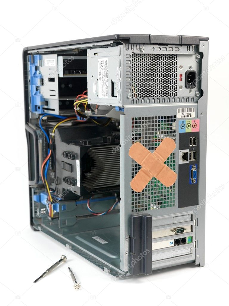 El sistema de hardware interno de una computadora de escritorio 2024