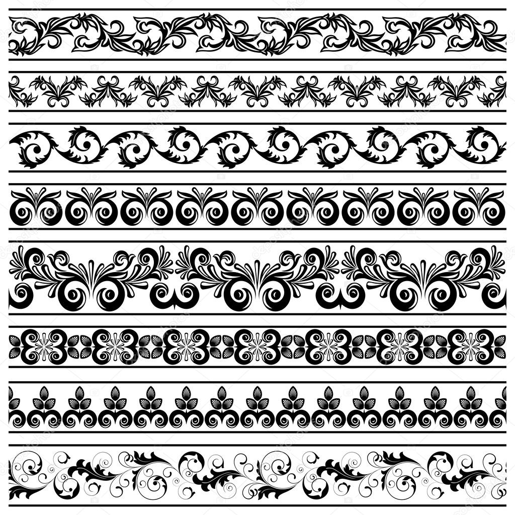 Borders — Stock Vector © len_pri #5185197