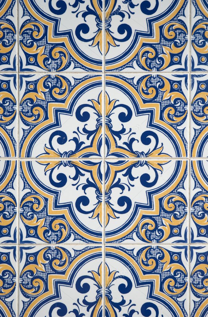 Traditional Portuguese glazed tiles Stock Photo by ©homydesign 4307752