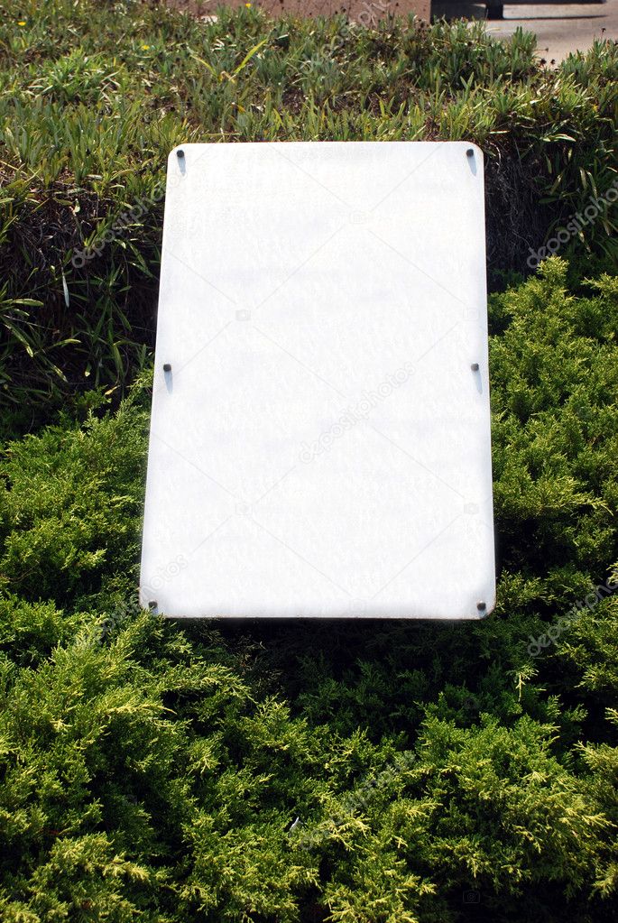 Blank sign with a copy space area Stock Photo by ©tertman 4129797