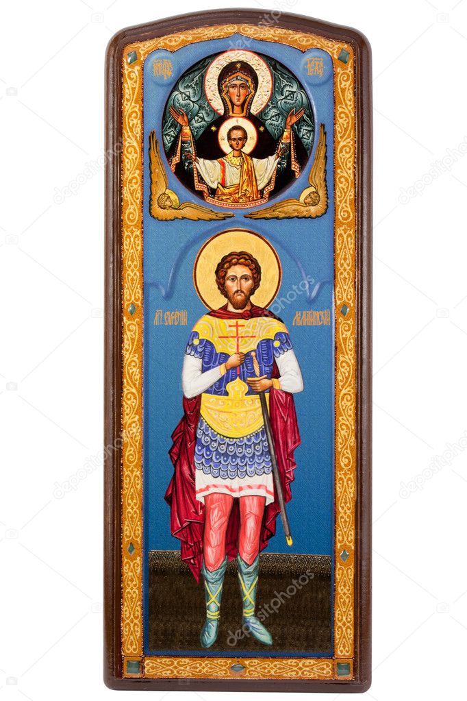 Saint Eugene Militinsky orthodox icon Stock Photo by ©Sheval 4531504