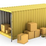 Open container with cardboard boxes Stock Photo by ©koya979 25800799